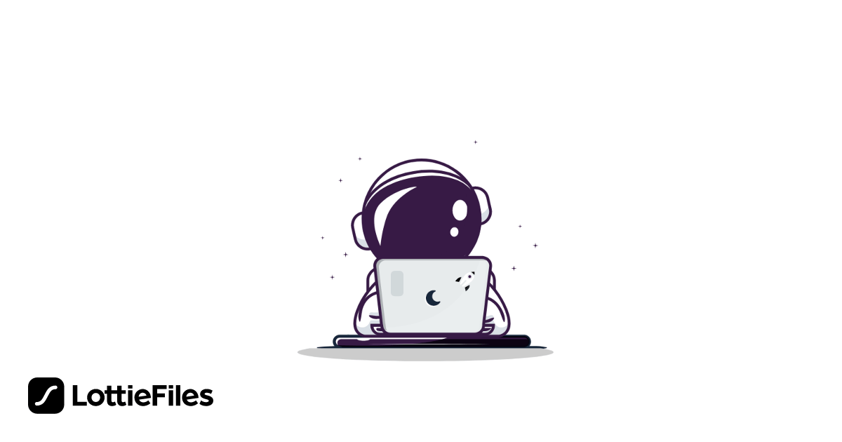 Free Space Boy Developer Animation By Yogesh Nandal Lottiefiles 5255