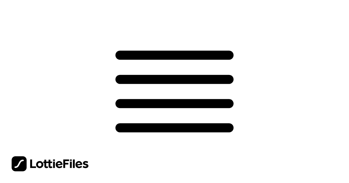 Free Align Justify Animation by Lottie Icons | LottieFiles