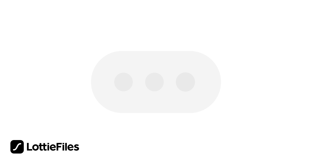 Free Typing Indicator Animation by Mike Litecky | LottieFiles