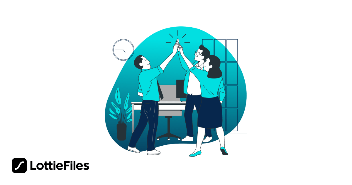 Free Business group clapping Animation by Ramez Alsyoufi | LottieFiles