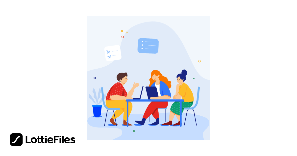 Free Client Meeting Animation by Nauman | LottieFiles