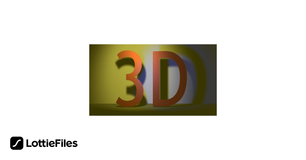 Free 3D Lottie Animation Animation by Syed Haider Ali | LottieFiles