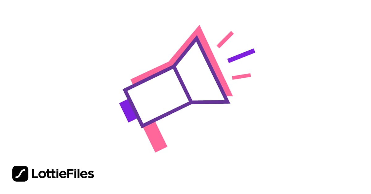 Free Colored Announcement Animation by Mohamed Mounier | LottieFiles