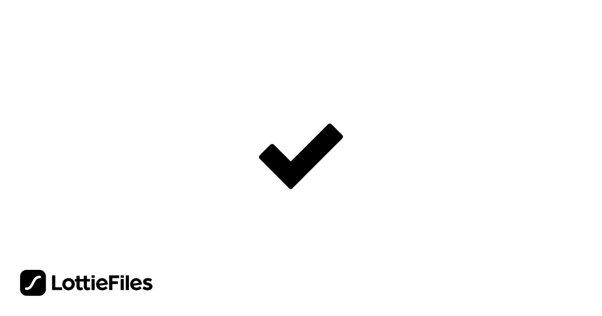 Free Tick Animation by LottieFiles | LottieFiles