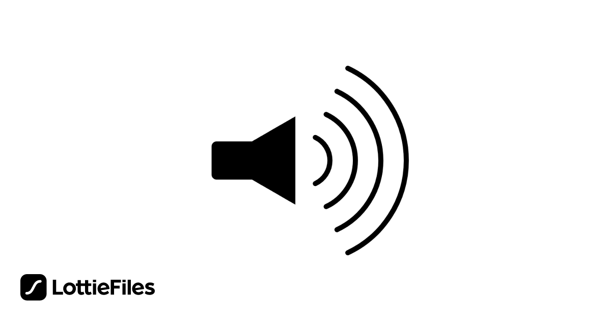 Free Volume increase Animation by LottieFiles | LottieFiles