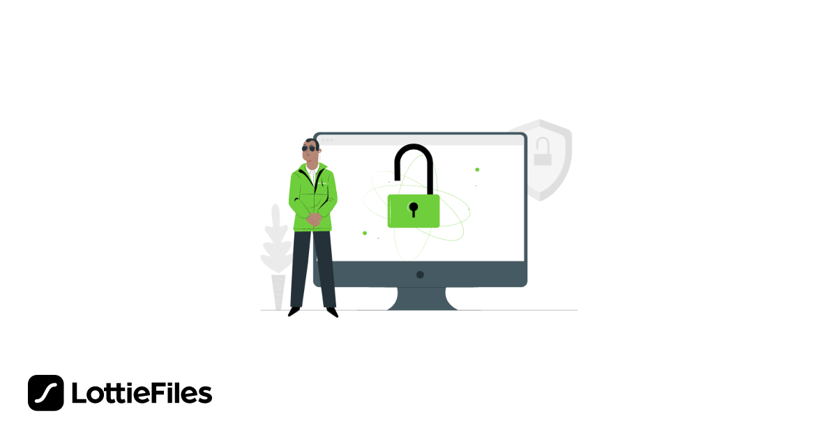Free Green Cyber Security Animation by Prahas Vichakshana | LottieFiles