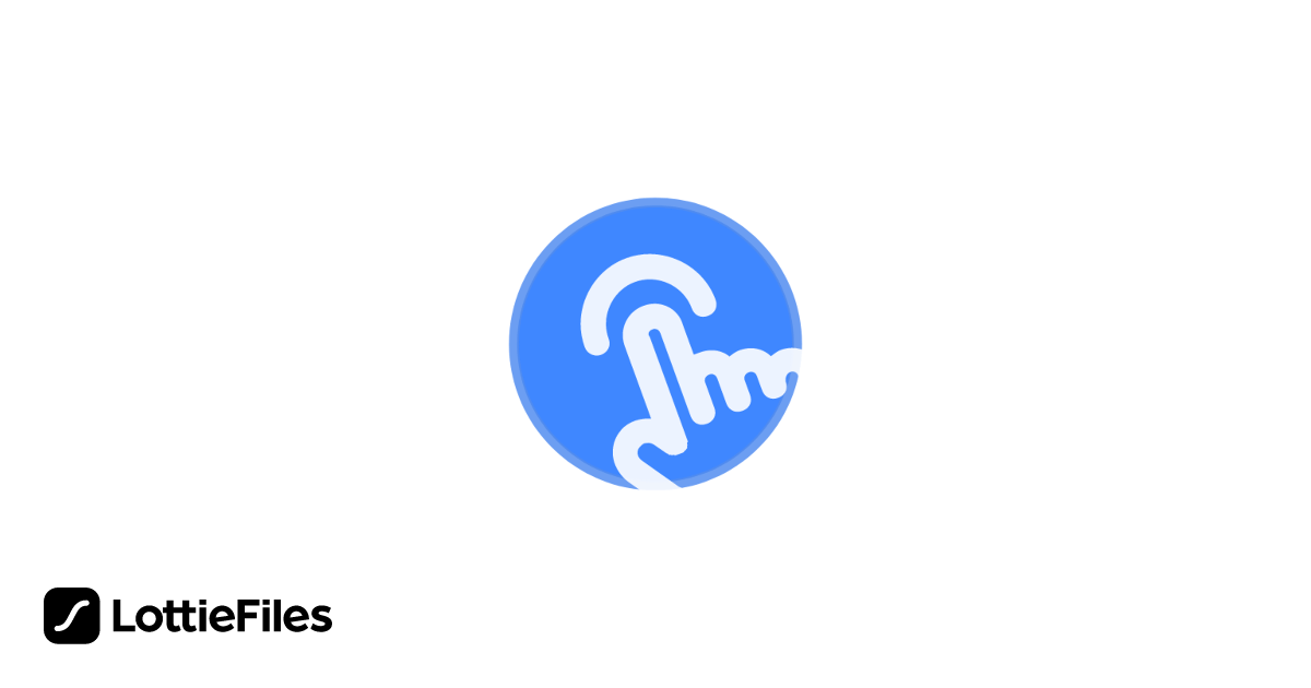 Animación gratuita de click-blue de yt | LottieFiles