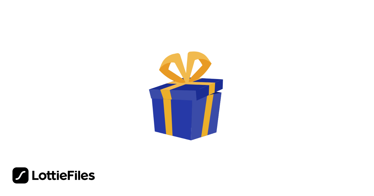 Free Gift Box Open Animation by Nitish Gautam | LottieFiles