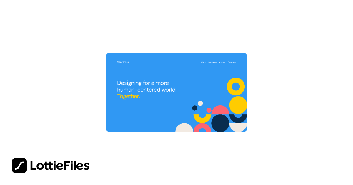 Free Bouncing shapes 1 Animation by Indicius | LottieFiles