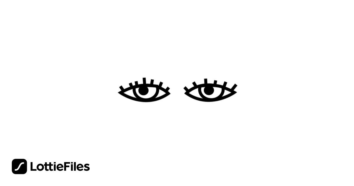 Free Eyes looking around Animation by Sabina Nordell | LottieFiles