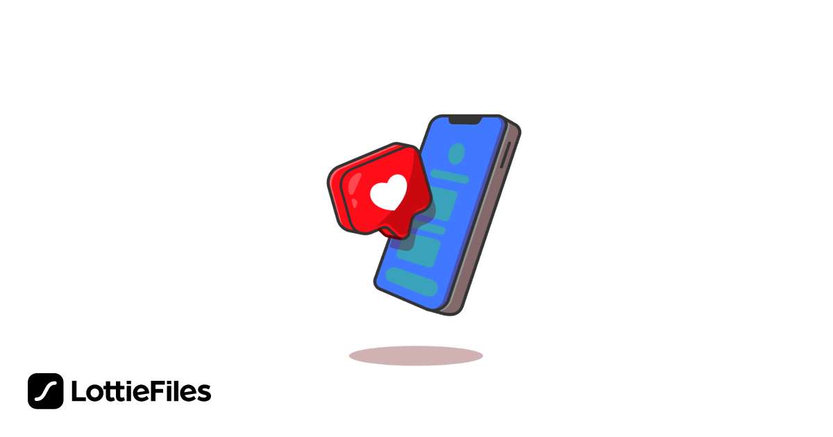 Free mobile app with heart sing Animation by Rehman_javed | LottieFiles