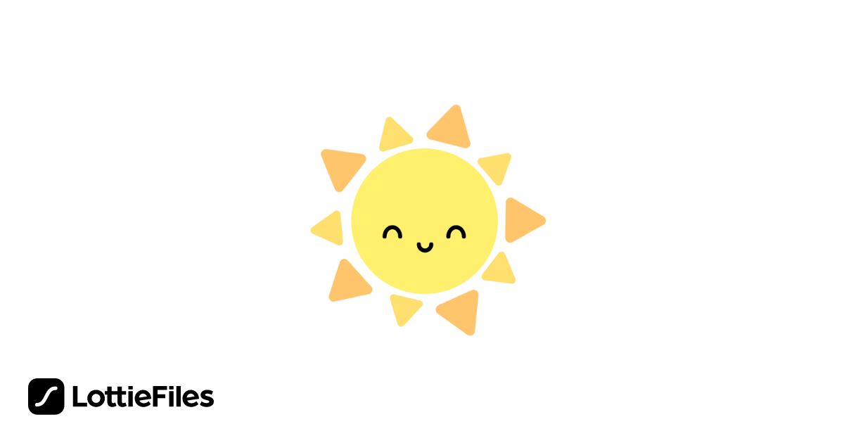 Free Smiley Sun Animation by Julianne | LottieFiles