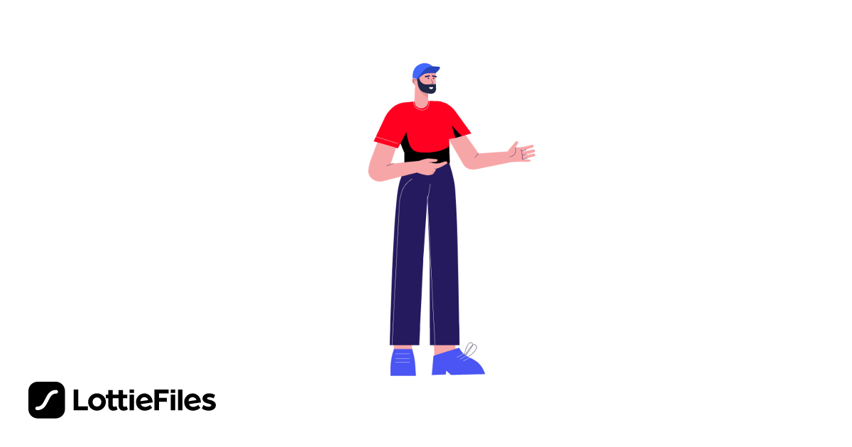 Free Guy explaining Animation by Suhayra Sarwar | LottieFiles