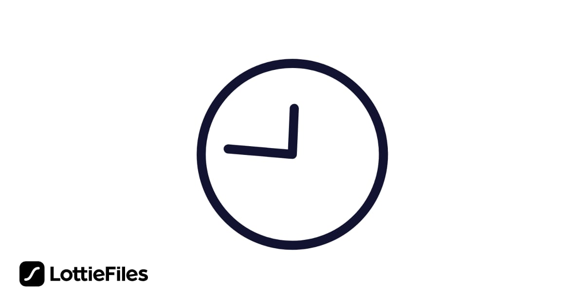 Free Timer clock animation Animation by Aerocube Technologies | LottieFiles