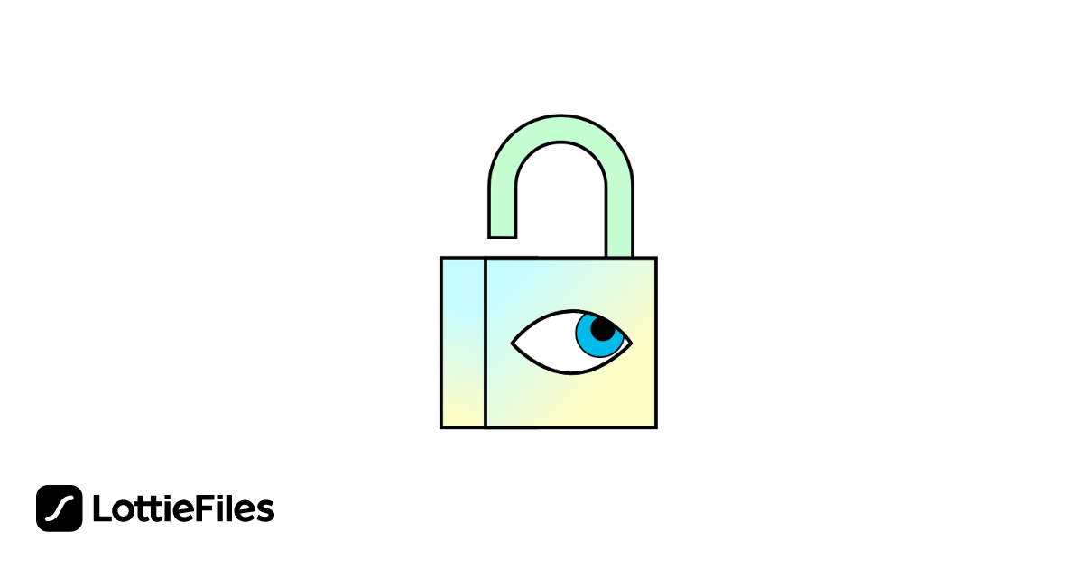 Free Sleeping padlock Animation by Artem | LottieFiles