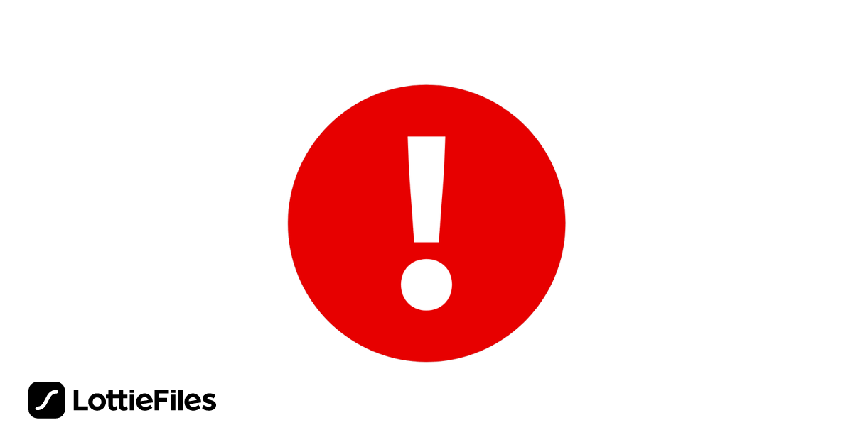 Free Alert Animation by Ixcesz Natthanicha | LottieFiles