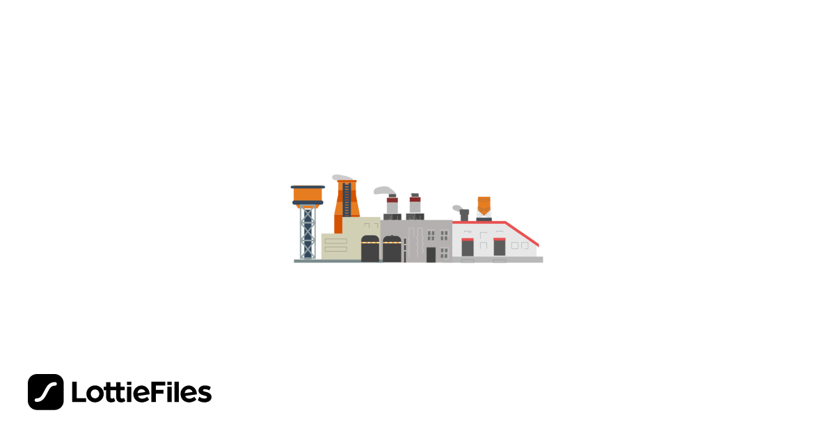 Free factory industry house home building usine mocca animation ...