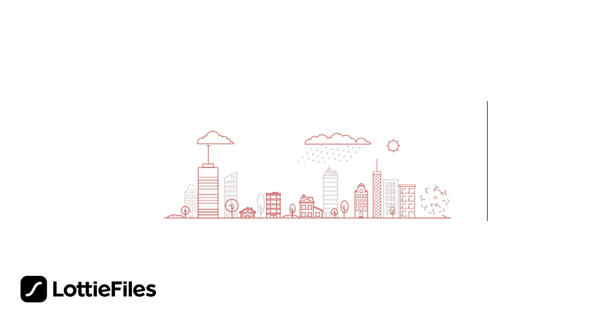 Free City skyline Canada Animation by Carlos Pérez | LottieFiles