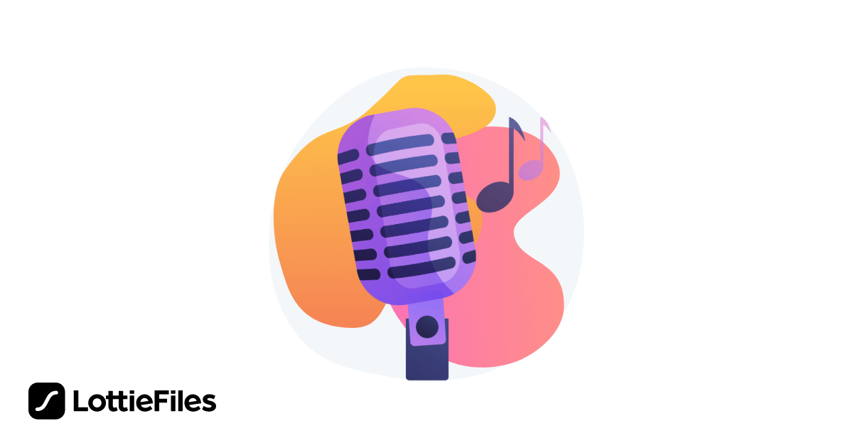 Free karaoke Animation by Azat Ain | LottieFiles