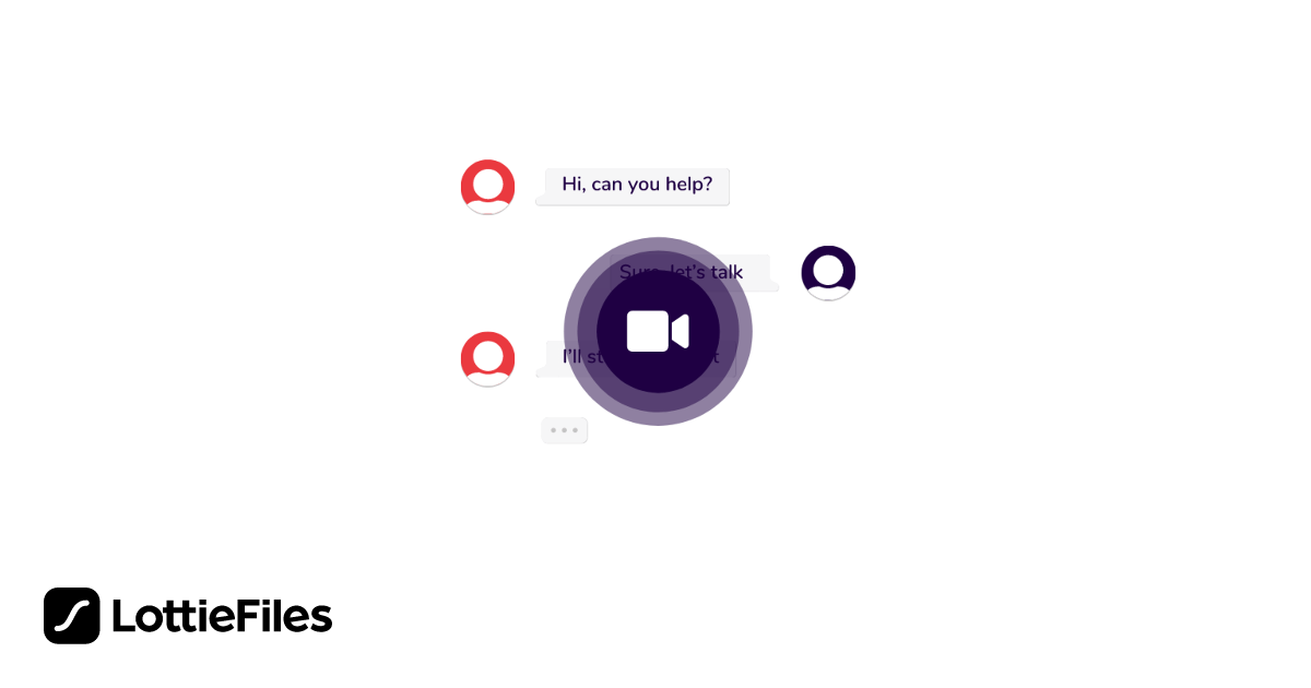Free Call and video chat Animation by Jonas Clark Jeppesen | LottieFiles