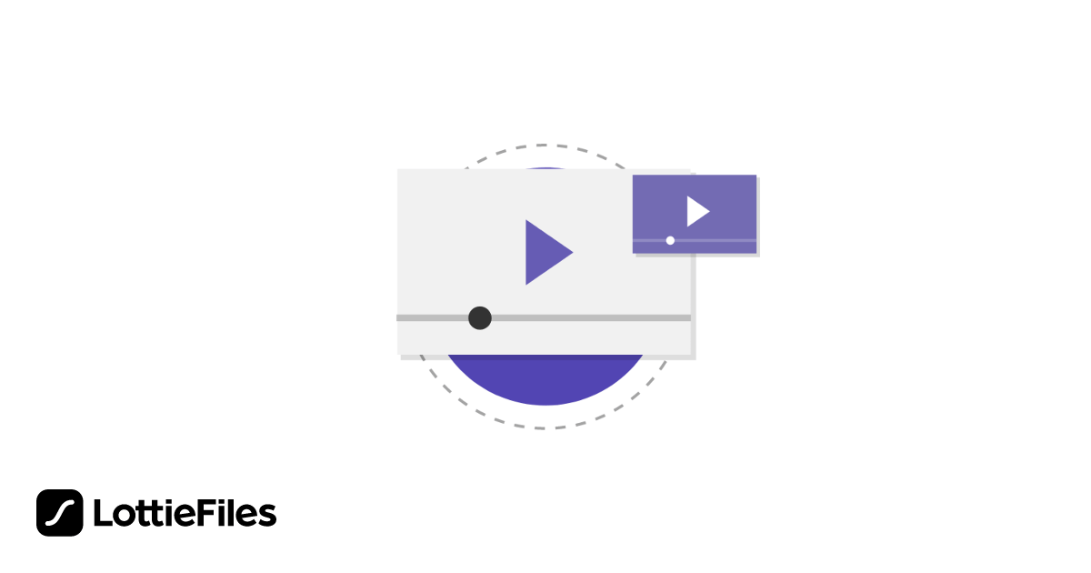 Free Video Player Animation by Giovanni Bianco | LottieFiles