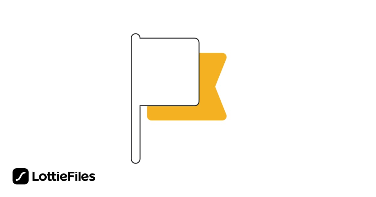 Free Flag icon Animation by ramy ali | LottieFiles