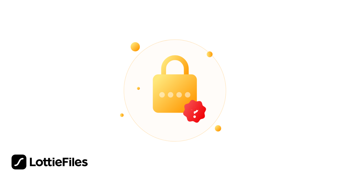 Free Forgot Password Animation by Mahendra Bhunwal | LottieFiles