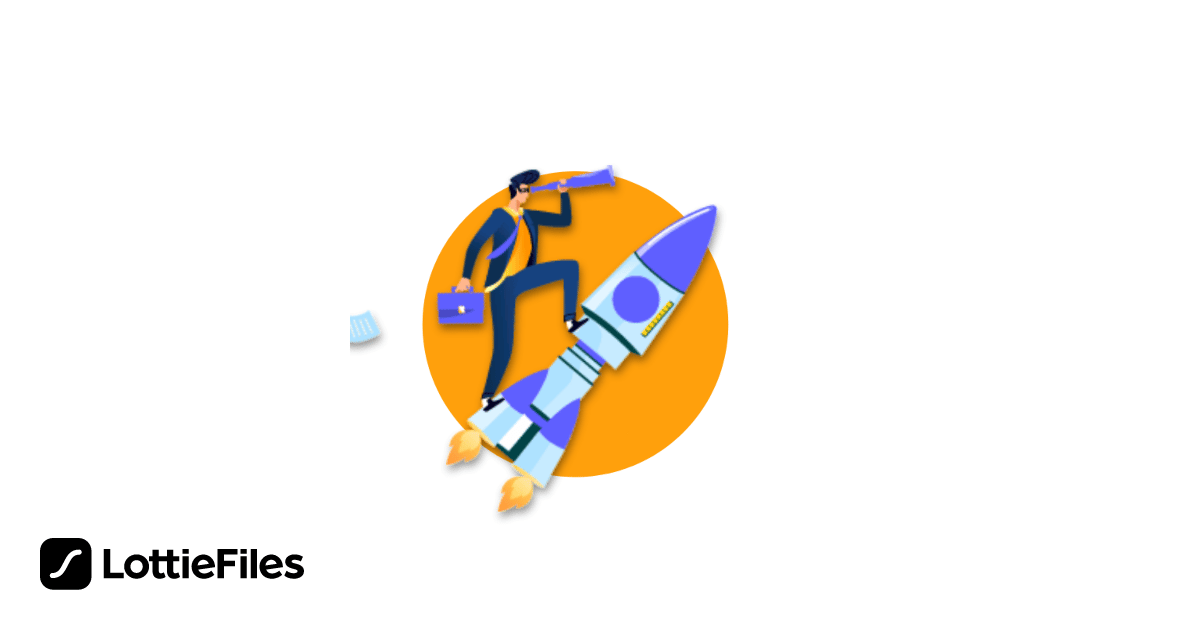 Free Rocket Launch Animation by Bashir Ahmad | LottieFiles