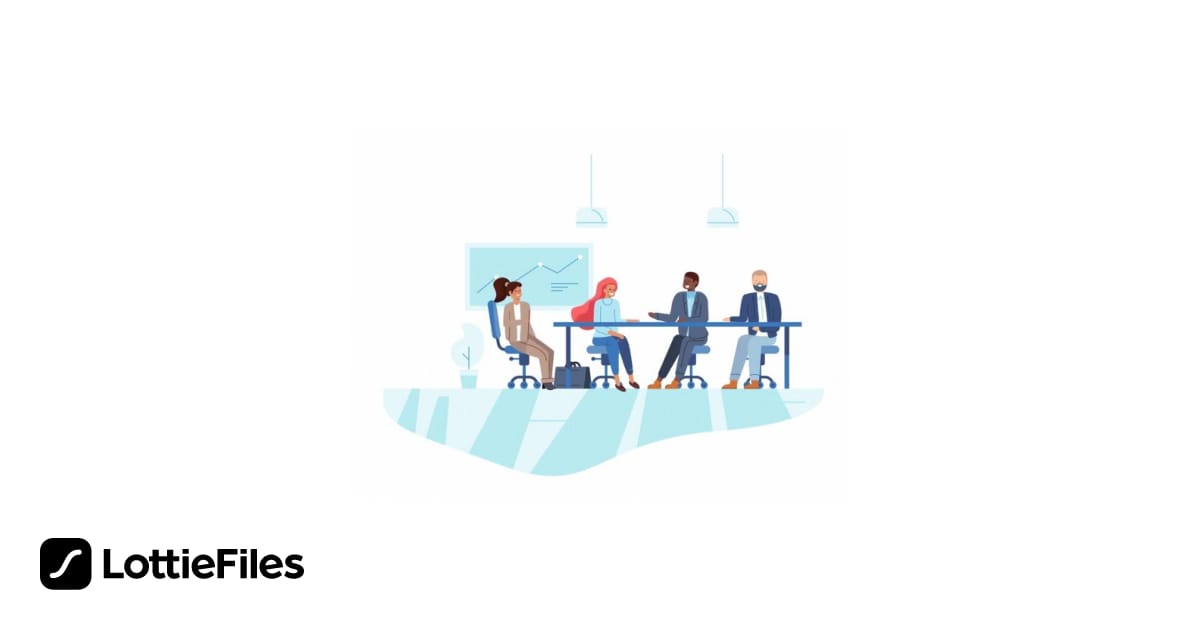 Free Interview Animation by Aexr Graphics | LottieFiles