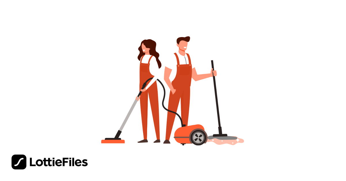 Free cleaning Animation by CHANDRAPAL MAKWANA | LottieFiles