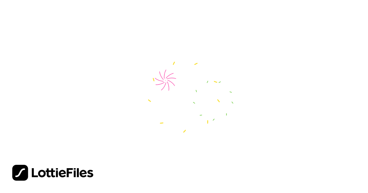 Free Simple fireworks Animation by Nicky Phuong | LottieFiles