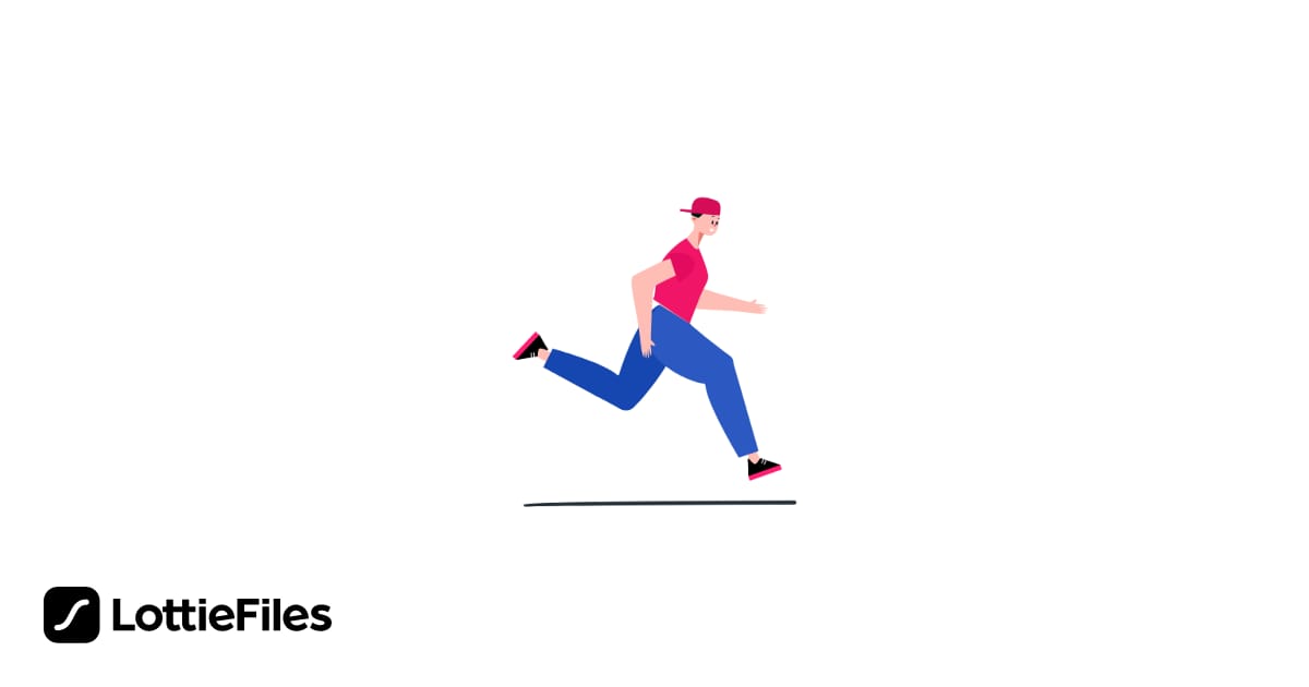 Free Girl Running Animation by Sheikh Sohel | LottieFiles