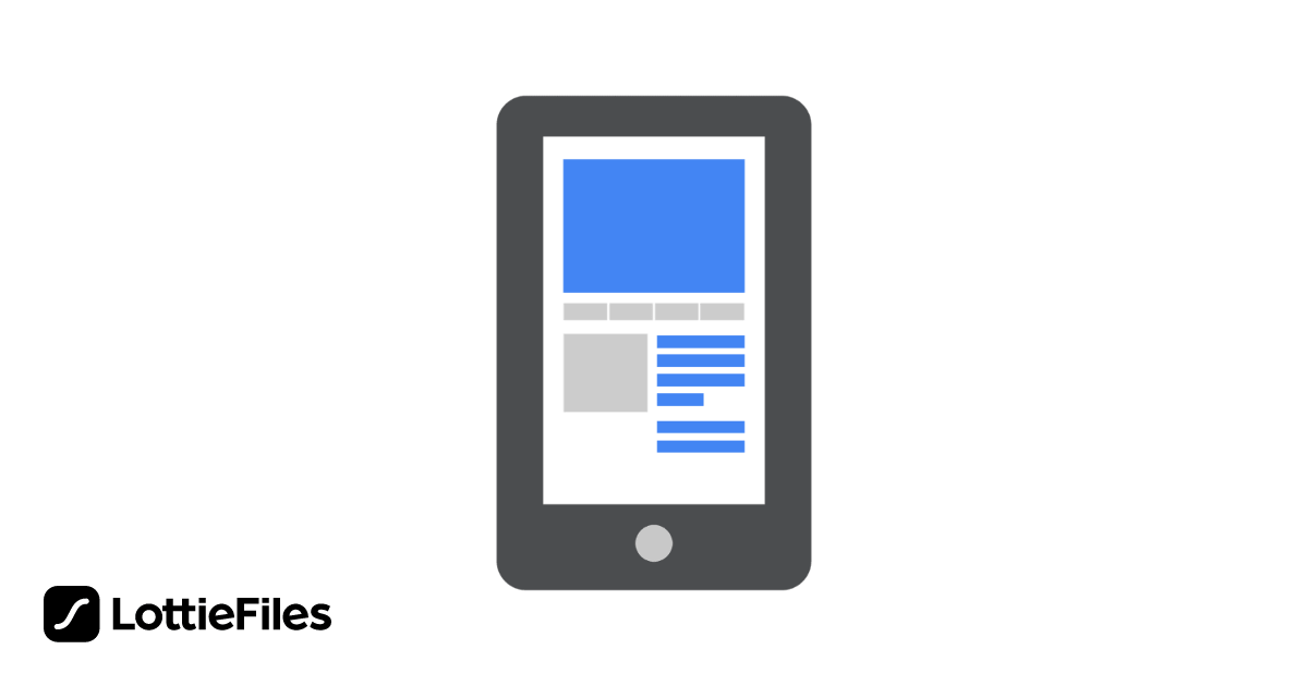 Free Phone/Tablet Animation by D4rK | LottieFiles