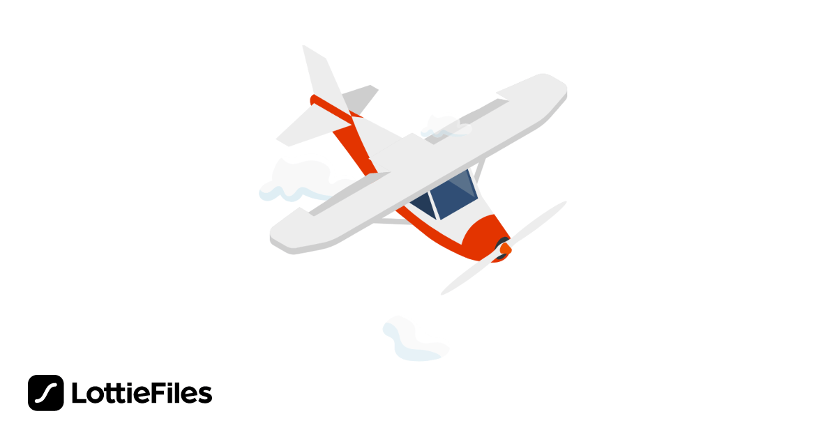 Small 3d airplane animation by MD Abdur Rahim - LottieFiles