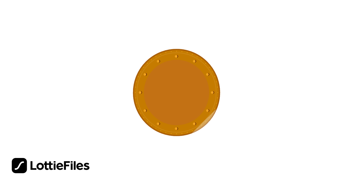 Free Spinning Gold Coin Animation by Paul Woodward | LottieFiles