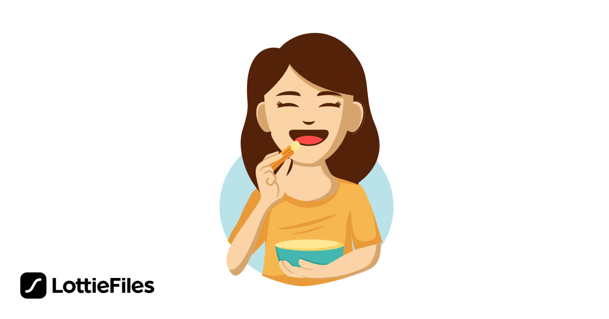 Free Girl chewing Animation by Agent Smith | LottieFiles