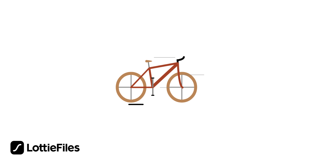 Free Bicycle Animation by Dmytro Zahnoiko | LottieFiles
