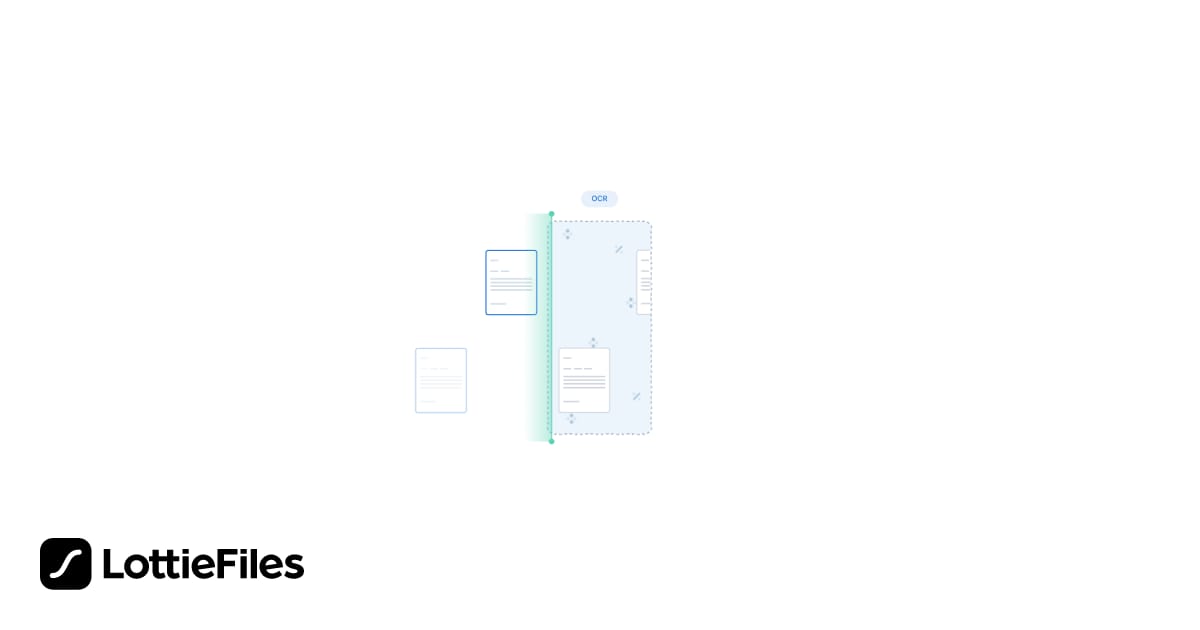 Free Document OCR Scan Animation by Denis Palchak | LottieFiles