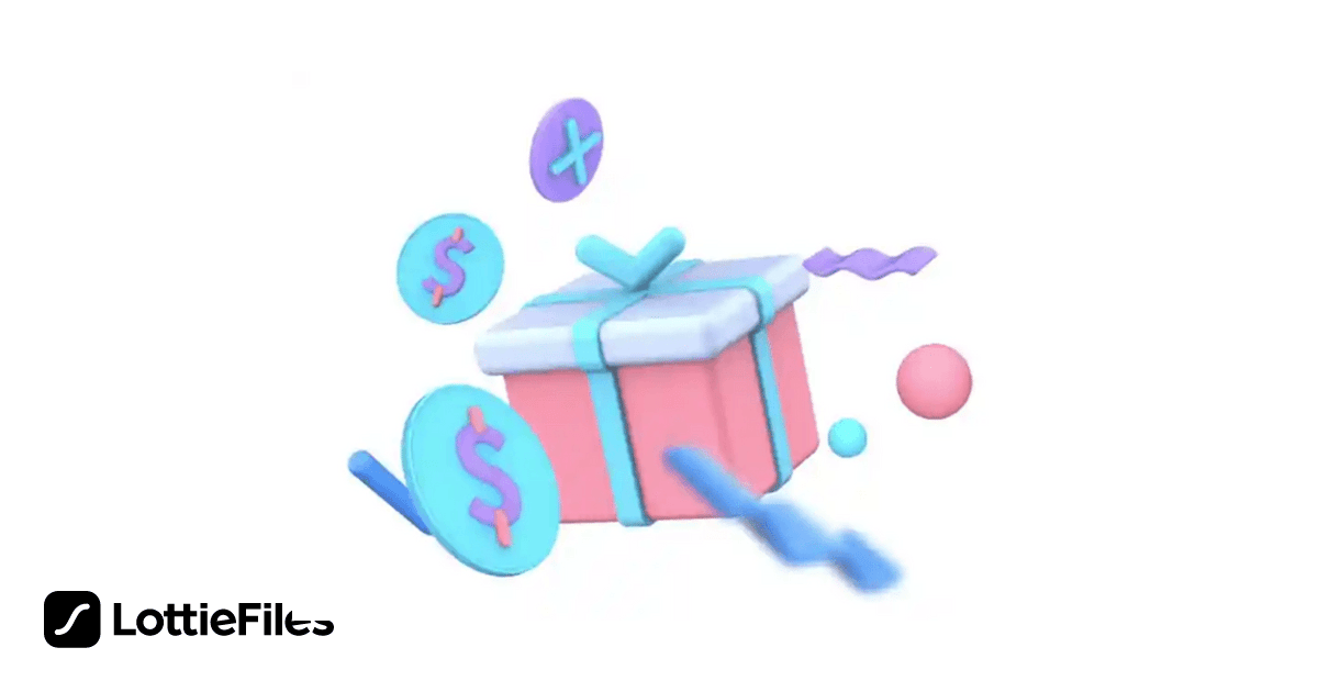 Free 3D Gift Box Icon Animation by Neon Agency | LottieFiles
