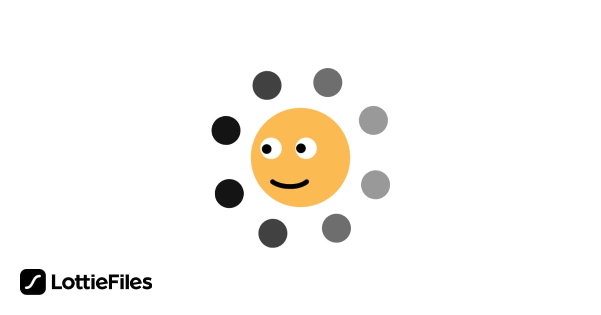 Dmytro Zahnoiko의 무료 Loading emoji 애니메이션 | 로티파일