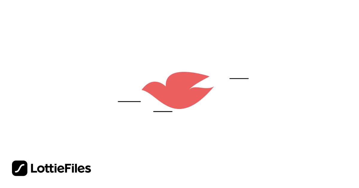 Free Red flying bird Animation by Eva Schicker | LottieFiles