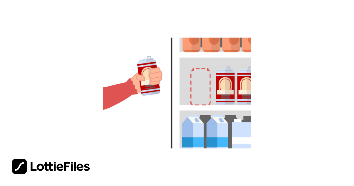 Free Grabbing item from fridge Animation by Kevin Wong | LottieFiles