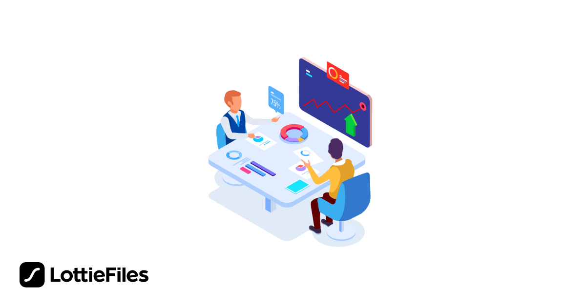 Free Meeting analytic Animation by Javier | LottieFiles