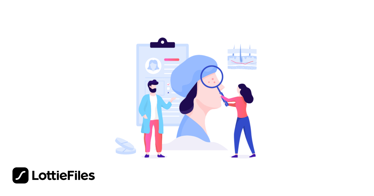 Free Dermatology Animation by RBR Digital | LottieFiles
