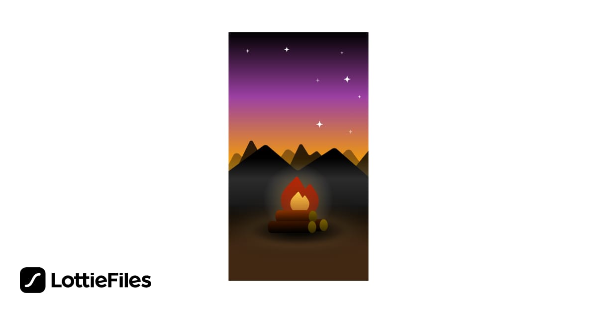 Free CampFire Animation by Riccardo Liberati | LottieFiles