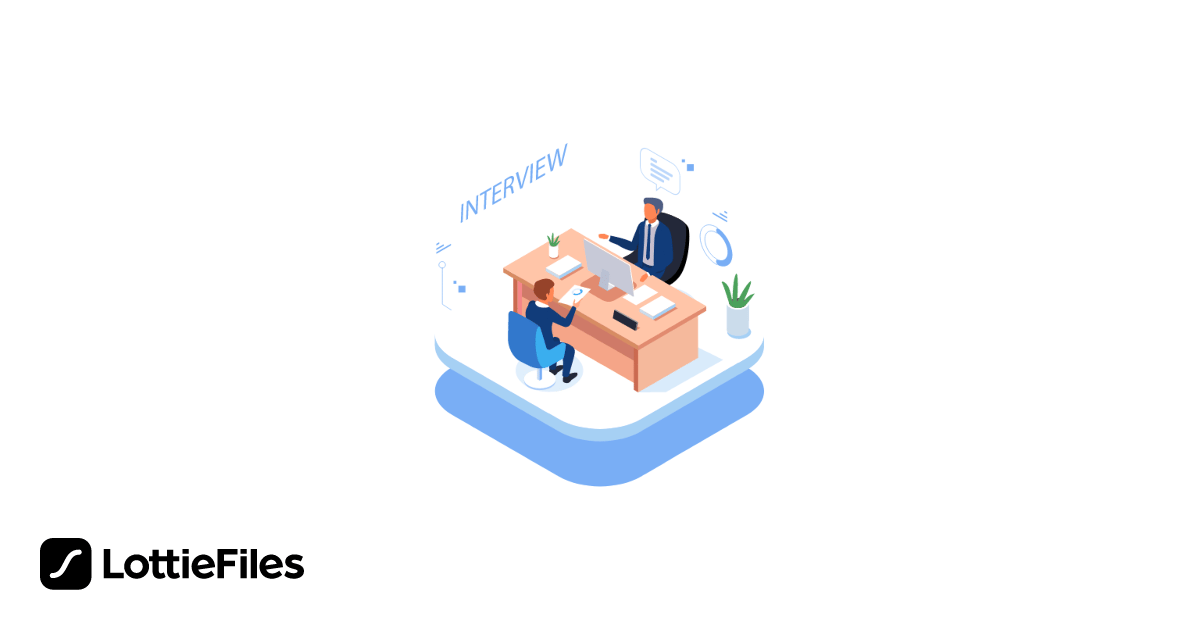 Free Interview _ Get Ready to work- Job Recruitment (isometric-hiring ...