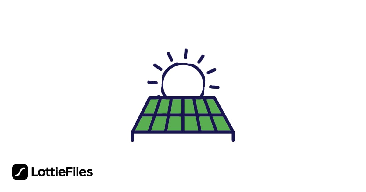 Free Solar Power Animation by Jigsaw Puzzles | LottieFiles