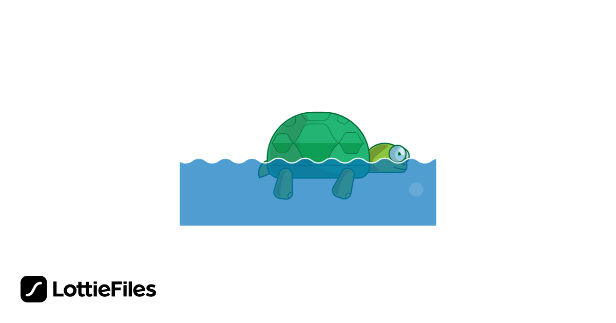 Free Swimming turtle Animation by اردشیر حکیمی | LottieFiles