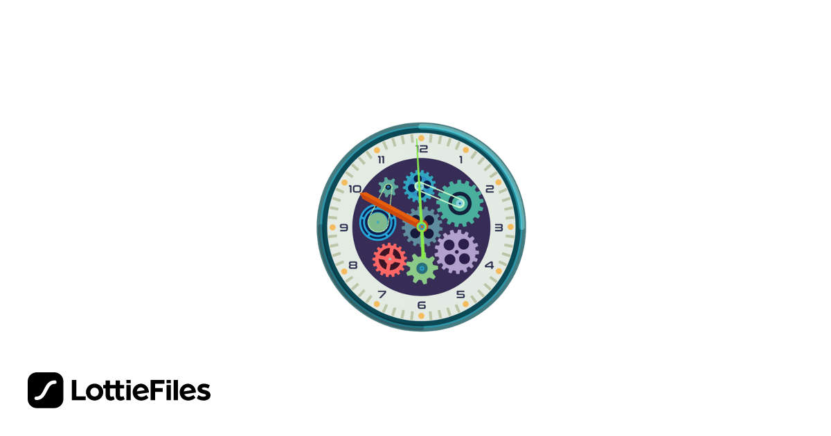 Free Clock Animated Animation by SM Ringku | LottieFiles