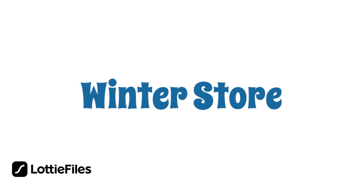 Free Winter Store Animation by Soham Dasgupta | LottieFiles